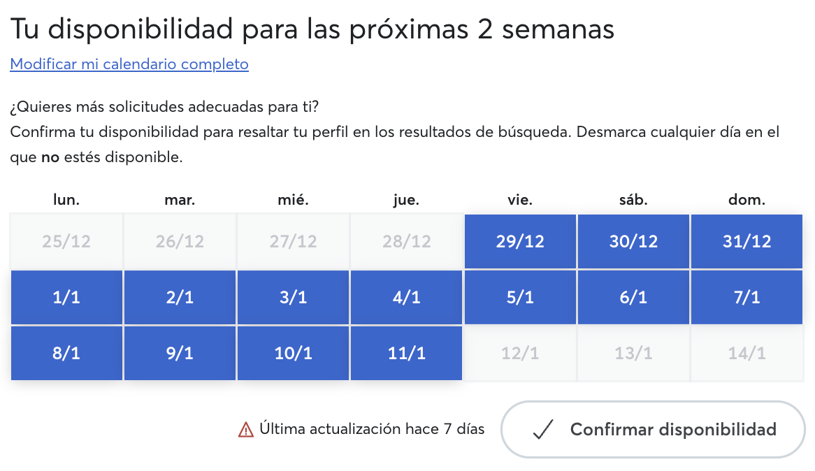 ¿Qué es la disponibilidad confirmada y cómo funciona? – Centro de ayuda